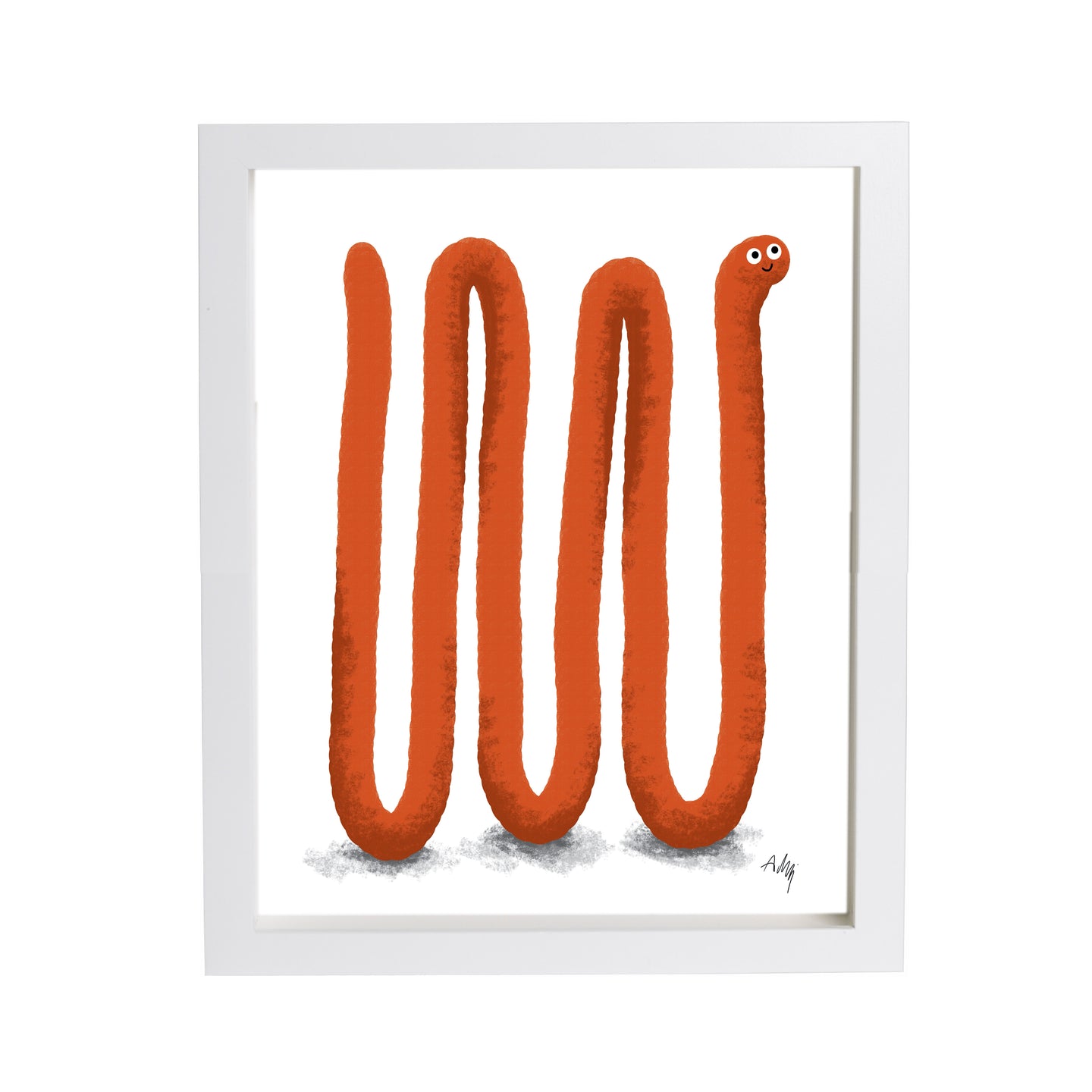 Red Worm Print – Umami Mart