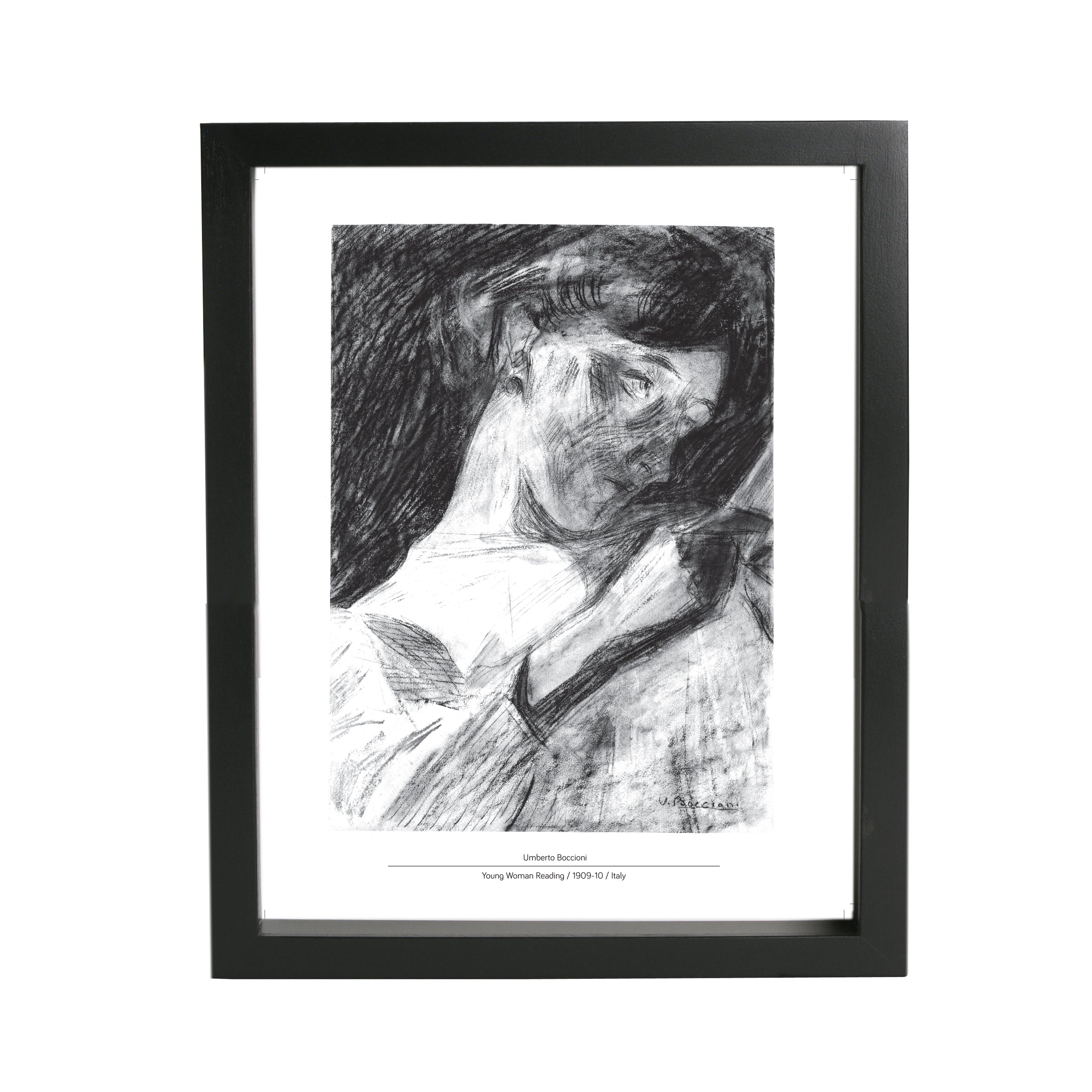 Woman Reading Book Print – Umami Mart