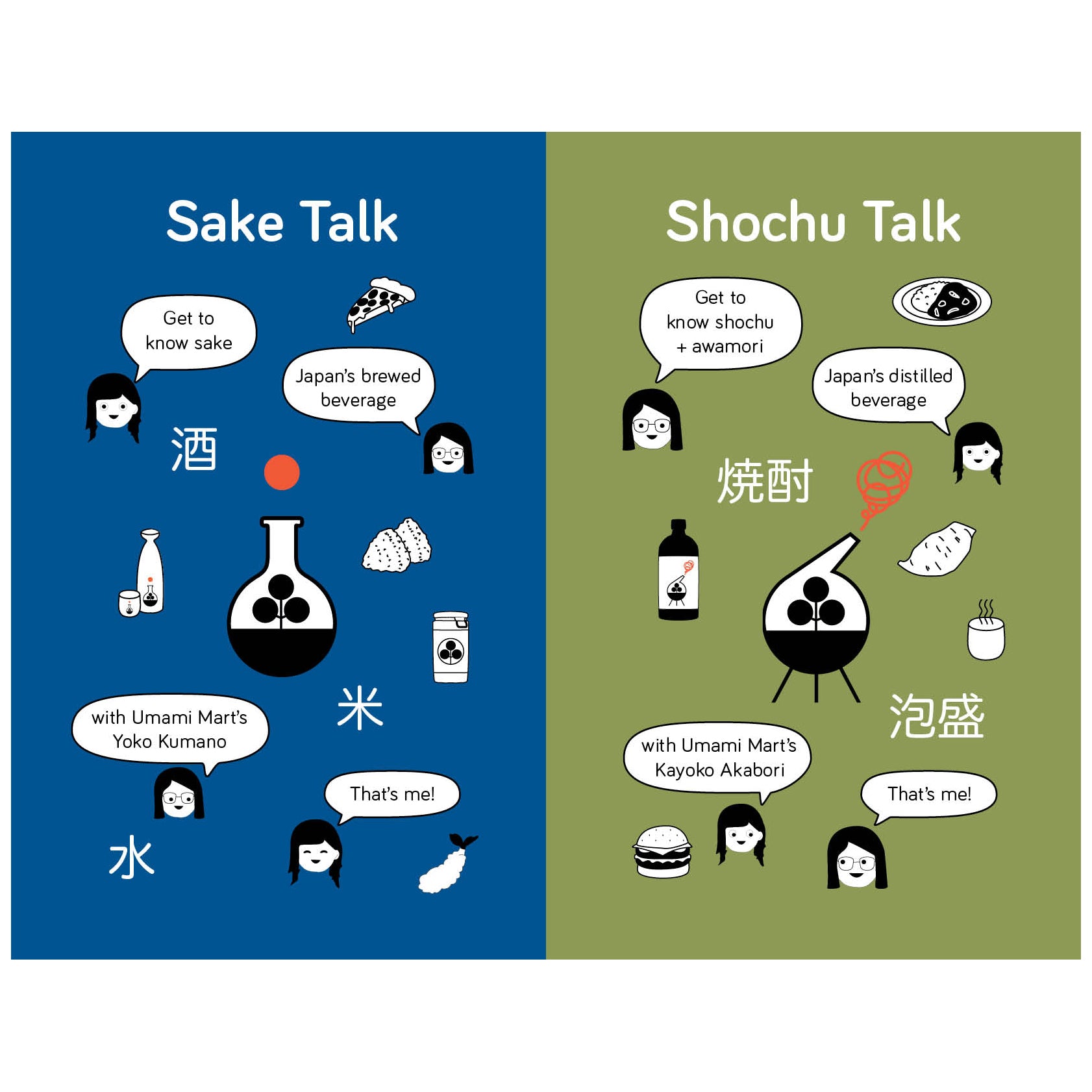 Ebook: Sake + Shochu Talk by Kayoko + Yoko – Umami Mart